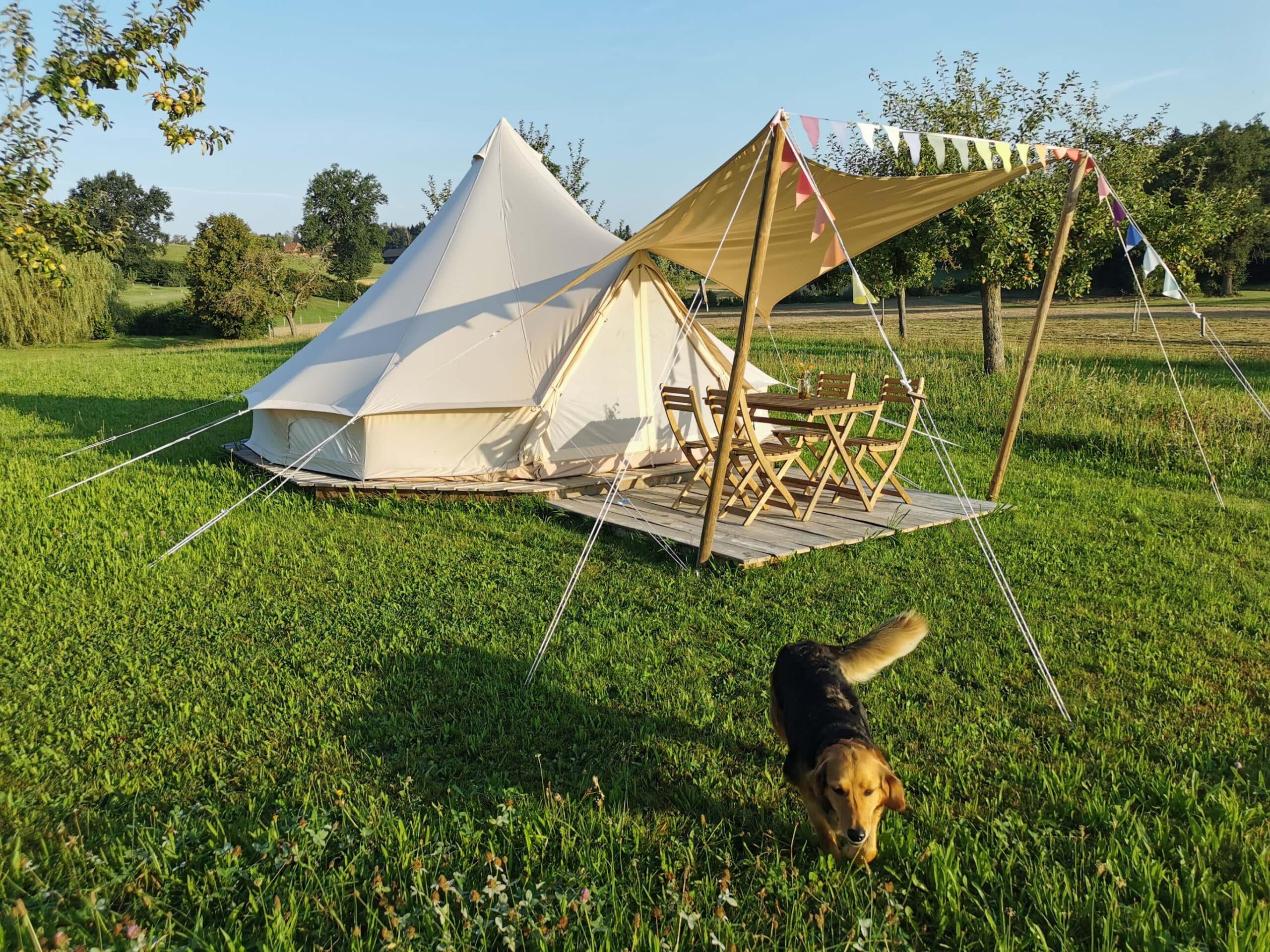 Glamping Schweiz Geheimtipp - Biohof Wellberg
